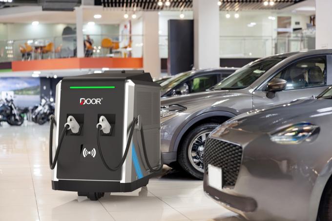 80KW Mobile EV Charging Station CCS1 / CCS2 Mobile DC Fast Charger
